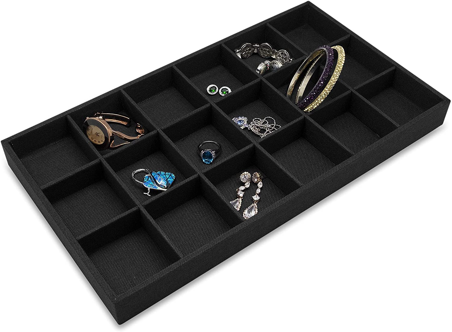 18 Compartment Earring Tray - Caribbean Glass Specialist Limited