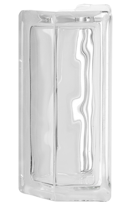 Corner Cloudy Glass Block A - Caribbean Glass Specialist Limited